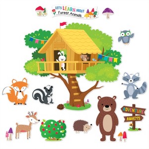 Creative Teaching Press® Woodland Friends Treehouse Bulletin Board Set ...