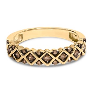 Haus of Brilliance 10K Yellow Gold Plated .925 Sterling Silver 1/4 Cttw ...