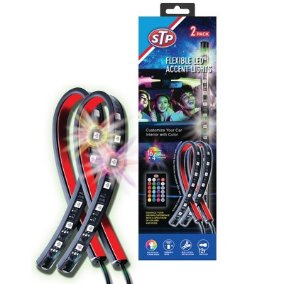 Monster 4pk Bluetooth Led Light Strips For Car: Wireless Automotive ...
