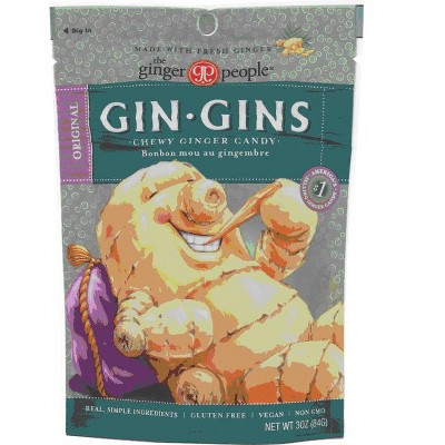 The Ginger People Gin-gins - Original, Fat Free, Vegan & Gluten Free, 3 ...