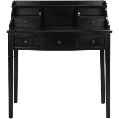 Landon Writing Desk - Distressed Black - Safavieh : Target