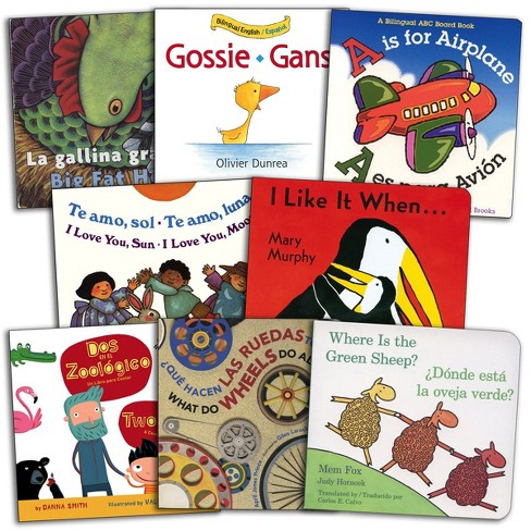 Kaplan Early Learning Bilingual Board Books Assortment - Set Of 8 : Target