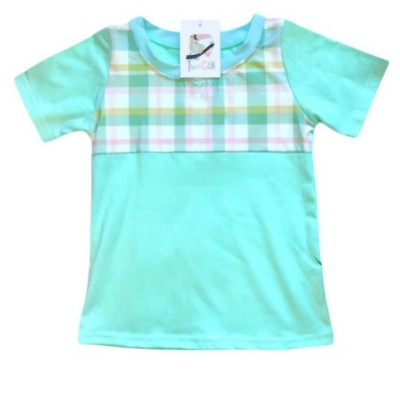 Boy's Baby's Plaid Tee - Wellington : Target