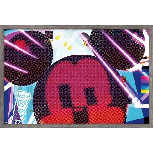 Trends International Disney Mickey Mouse - Hyper-active Framed Wall ...