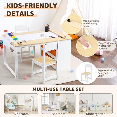 Kids Art Table Set, Multifunctional Drawing Table For Kids, Toddler ...