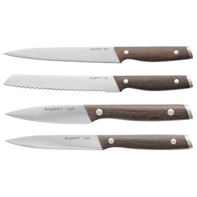 Berghoff Ron 4pc Knife Set Black, 4 Knives : Target