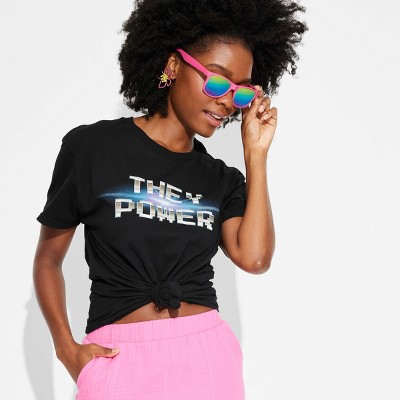 Pride Adult Ph By The Phluid Project Short Sleeve 'they Power' T-shirt ...