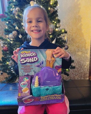 Kinetic Sand Mermaid Crystal Playset : Target
