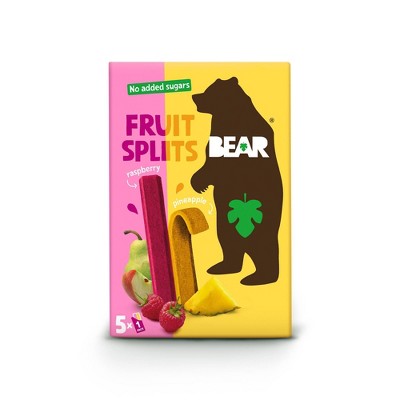 Bear Raspberry Pineapple Fruit Splits - 3.5oz : Target