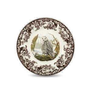 Spode Woodland Snowy Owl Dinner Plate – Birds of Prey Collection, 10.5 ...