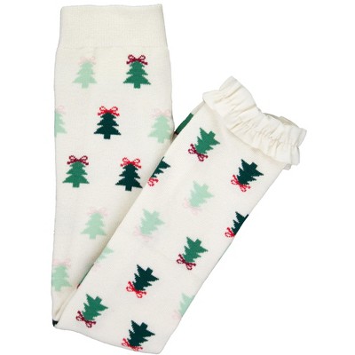 Rufflebutts Girls Footless Ruffle Tights - Spruced Up, 4t-6 : Target