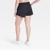 Women's Woven Mid-rise Run Shorts 3" - All In Motion™ Black S : Target