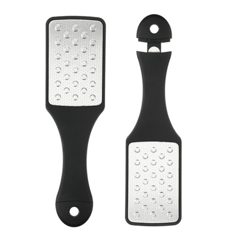 Unique Bargains 3-in-1 Stainless Steel Foot File 1 Pc Black : Target