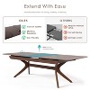 Furniture of America Shelun Iv 102" Mid Century Extendable Dining Table ...