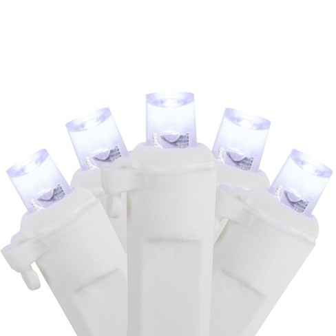 Northlight 100ct Led Wide Angle Icicle Christmas Lights Pure White - 5. ...