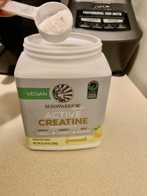 Sunwarrior Active Creatine Powder, Lemonade Flavor, 350gm : Target