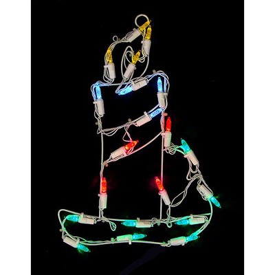 Northlight Led Lighted Christmas Tree Window Silhouette Decoration - 12 ...