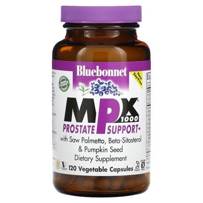 Bluebonnet Nutrition Mpx 1000, Prostate Support, 120 Vegetable Capsules : Target