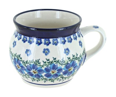 Blue Rose Polish Pottery Kalina Bell Shaped Mug : Target
