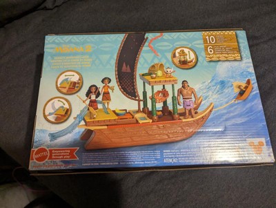 Disney Moana 2 Moana's Adventure Canoe Playset With Small Doll ...