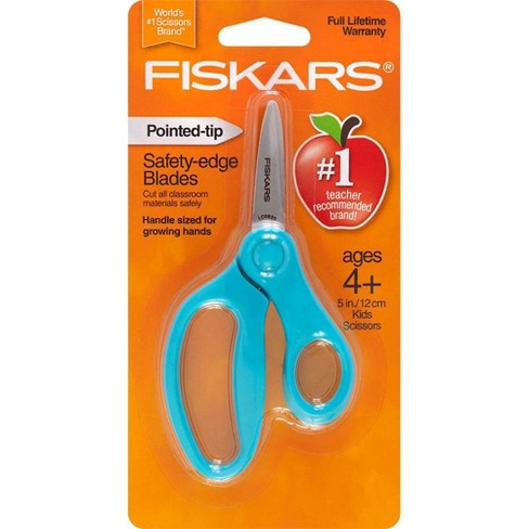 Fiskars 5" Pointed Tip Scissors - Turquoise : Target