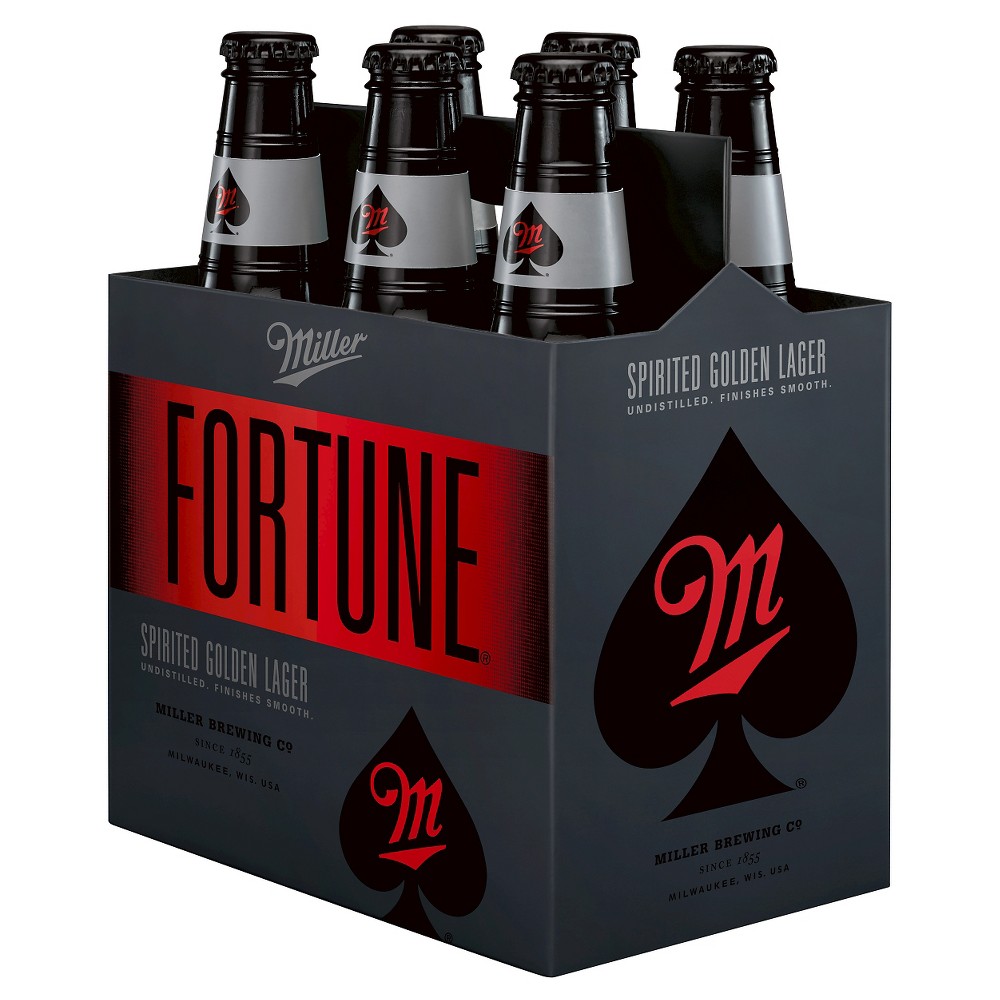 UPC 034100088101 - Miller Fortune Spirited Golden Lager Beer, 6 Pack ...