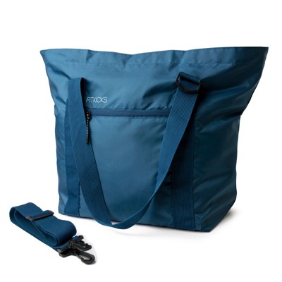 Fitkicks Hideaway Packable Duffle Bag Blue : Target