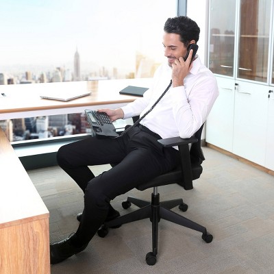 Set Of 2 Sem Task Office Chairs Black - Mibasics : Target