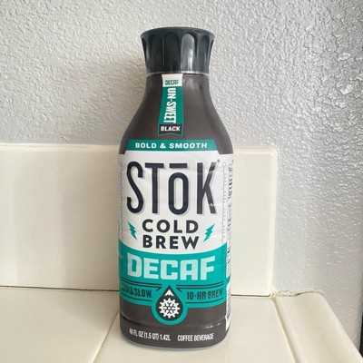Stok Decaf Unsweetened Cold Brew Coffee - 48 Fl Oz : Target