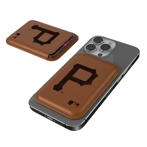 Keyscaper Pittsburgh Pirates Burn Brown Magnetic Credit Card Wallet ...