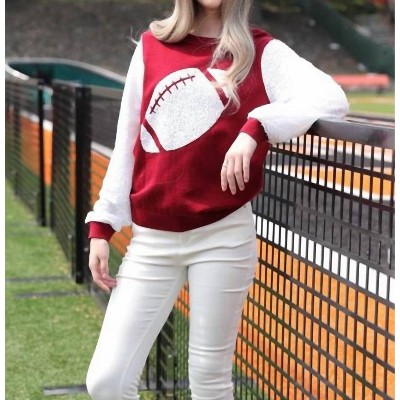 Women's Football Sequin Sleeve Pullover - Why Dress : Target