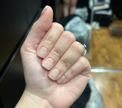 Kiss Acrylic French Manicure Fake Nails Sculpture Kit - Natural - 40ct ...