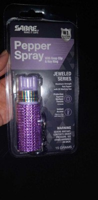 Sabre 2pk Jeweled Pepper Spray : Target