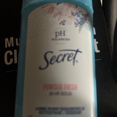 Secret Solid Antiperspirant And Deodorant, Powder Fresh Scent - 2.7oz ...
