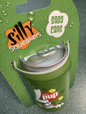 Silly Squeakers Soda Can Lucky Pup Dog Toy : Target