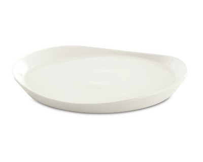 Gibson Our Table Simply White 6 Piece 8.75 Inch Organic Round Porcelain ...