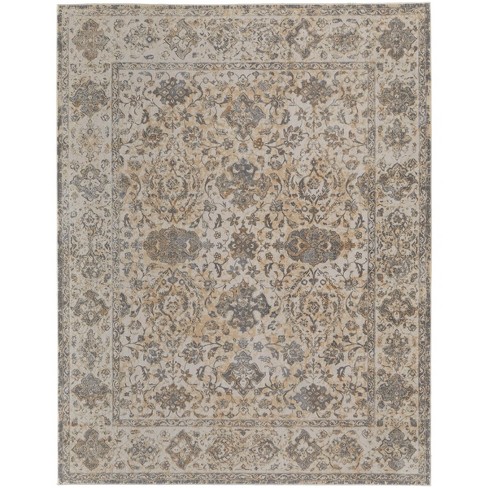 Celene Traditional Bordered Ivory/tan/gray Area Rug : Target