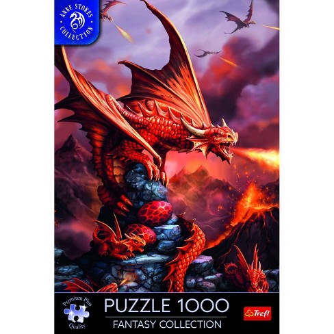 Trefl Premium Plus Anne Stokes Fire Dragon Jigsaw Puzzle - 1000pc : Target