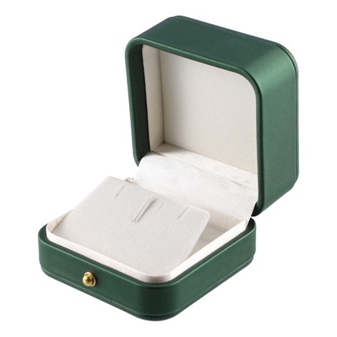 Unique Bargains Earrings Box Jewelry Storage Display Stand Green : Target