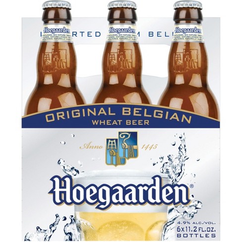 Hoegaarden Original Belgian Wheat Beer - 6pk/11 fl oz Bottles : Target