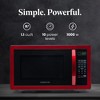 Farberware Classic 1.1 Cu. Ft. 1000-watt Microwave Oven, Metallic Red ...