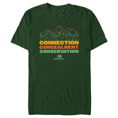 Men's Mossy Oak Connection Concealment Conservation T-shirt - Dark ...