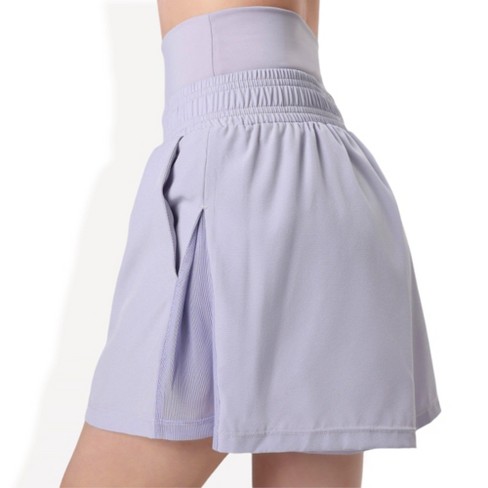 Anna-kaci Women's Elastic Waist High Rise Athletic Shorts Lightweight ...