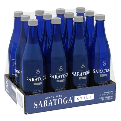 Saratoga Spring Water - 12pk/28 Fl Oz Bottles : Target