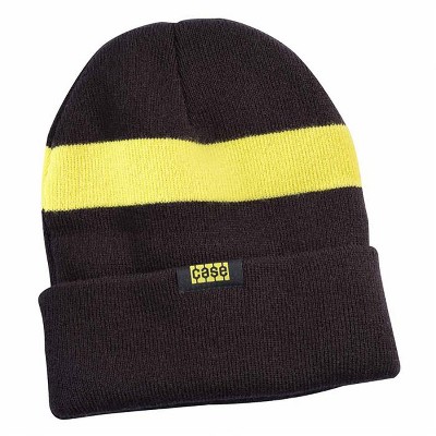 441088 Case Knit Beanie With Safety Yellow Stripe 647011 : Target