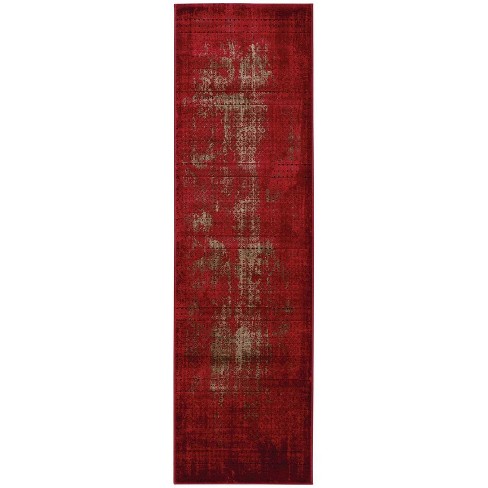 Nourison Karma Krm01 Red Area Rug 2'2" X 7'6" : Target