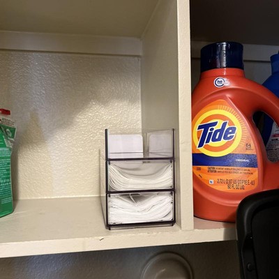 Small 4" X 4" X 2" Plastic Organizer Tray Clear - Brightroom™ : Target