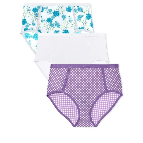Catherines Women's Plus Size Full Coverage Microfiber Panty 3-pack - 14 ...