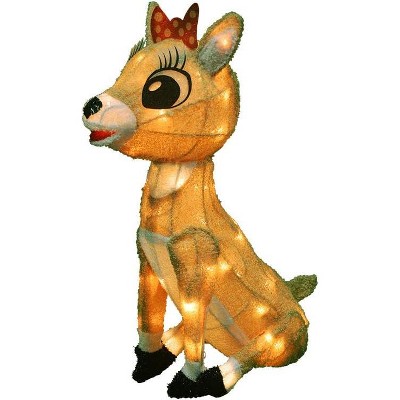 32-inch Pre-lit Rudolph The Red-nosed Reindeer Bumble With C9 Lights ...