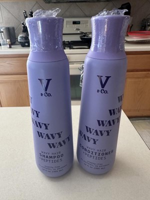 V&co. Beauty Wavy Hair + Peptide Shampoo 12oz : Target